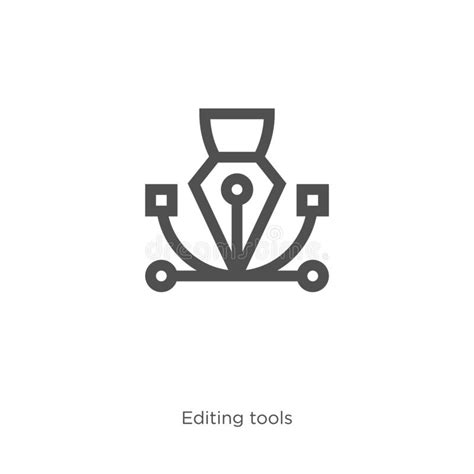 Vector Icon Vector From Editing Tools Collection Thin Line Vector