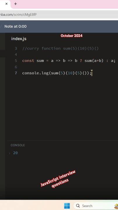 Javascript Interview Questions Javascript Programming Webdevelopment Softwareengineer