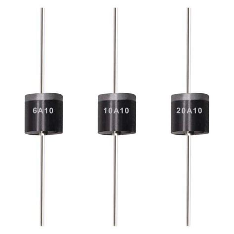 10pcs 6a10 10a10 20a10 Rectifier Diode Power Diode R 6 6a Diode 10a Diode 20a Diode 1000v