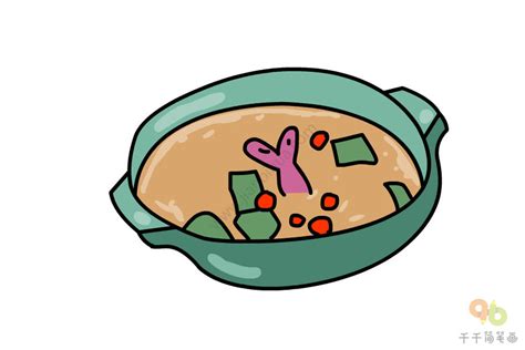 简笔画炖鱼 炖鱼简笔画 大山谷图库