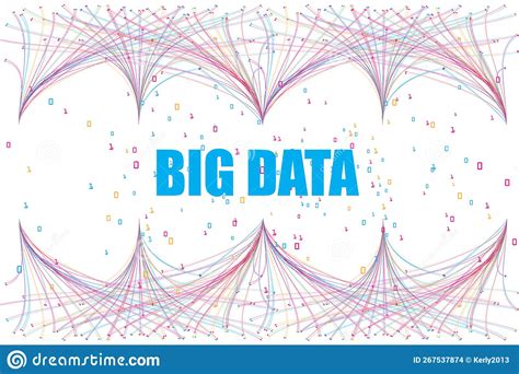 Big Data Visualization Futuristic Technology Abstract Data Connection Innovation Background