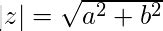Modulus Of A Complex Number Geeksforgeeks