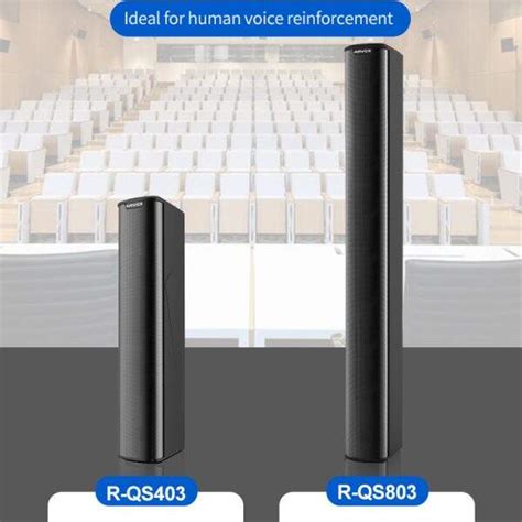 R QS QS Waterproof Line Array Column Speaker X Ferrite W ARVOX