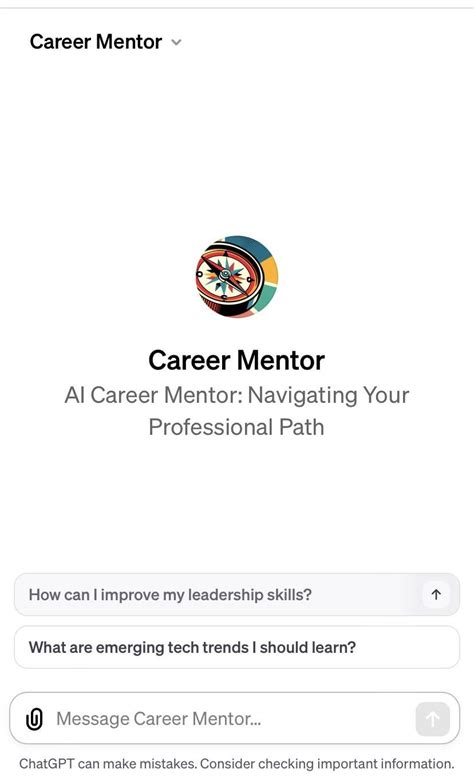 Career Mentor Gpts Prompts Raipromptrequests