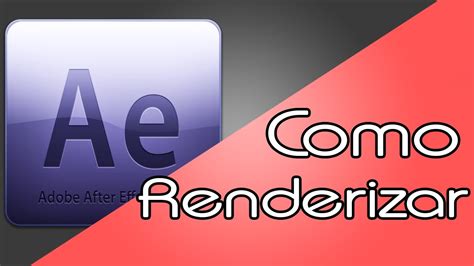 Como RENDERIZAR salvar ou exportar um vídeo no AFTER EFFECTS 2016