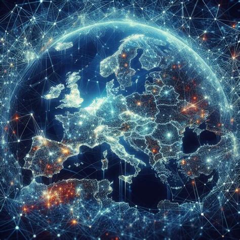 Premium Photo Conceptual Map Illustrating Western Europe