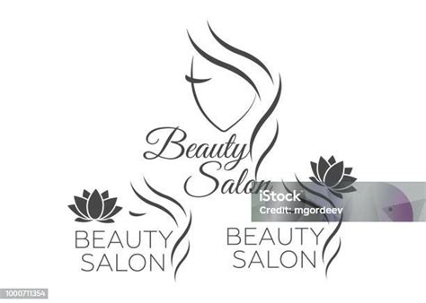 헤어 살롱 뷰티 살롱 화장품에 대 한 아름 다운 여자 로고 템플릿 배경 헤어 살롱 개념에 대한 스톡 벡터 아트 및 기타 이미지 개념 디자인 라벨 Istock