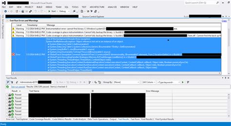 C Tfs Gated Check In Partially Succeeded Check In Committed
