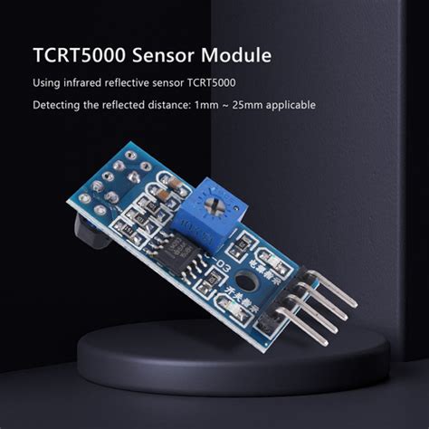 10pcs tcrt5000 módulo de sensor reflectante infrarrojo barre cuotas