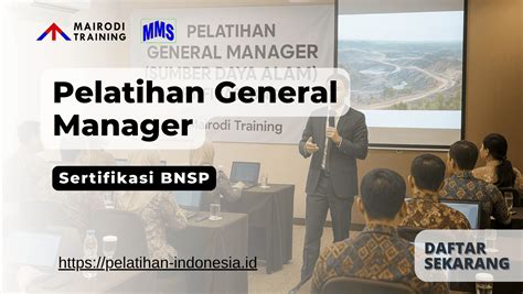 Pelatihan General Manager Sdm Sertifikasi Bnsp