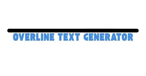 Overline Text Generator Lipsum Hub