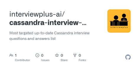 Github Interviewplus Aicassandra Interview Questions And Answers Most Targeted Up To Date
