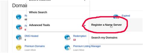 Creating Private Nameservers At Enom Com ServerOK