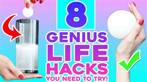 8 Genius Life Hacks You Need To Try Youtube