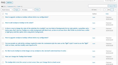 Wordpress Faq Plugin — Wordpress Frequently Asked Questions Wordpress