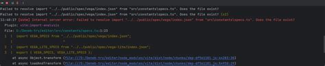 Reactjs Vega Editor The Project Doesnt Start Stack Overflow