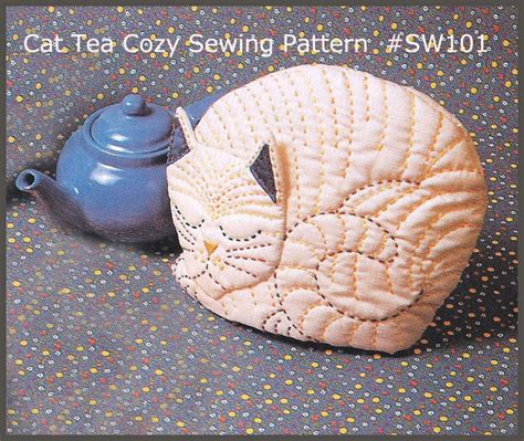 Cat Quilt Sewing Pattern Cat Block Applique Cats Bow Tie Cats Etsy