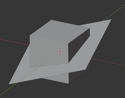 Modeling The Intersection Part Of A Plane Blender Stack Exchange