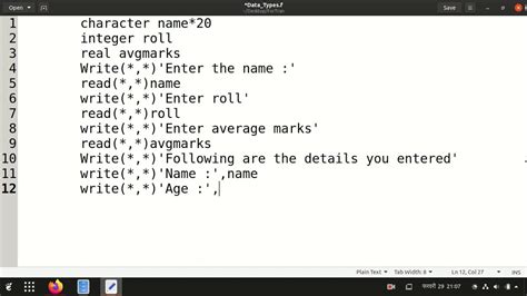 [fortran 3] data types youtube