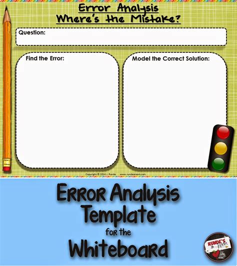 Error Analysis Math Worksheet