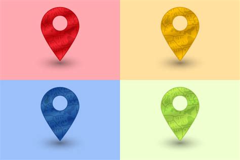 Map Pointer Location Icon Bundle Graphic By Kazihossain Creative Fabrica