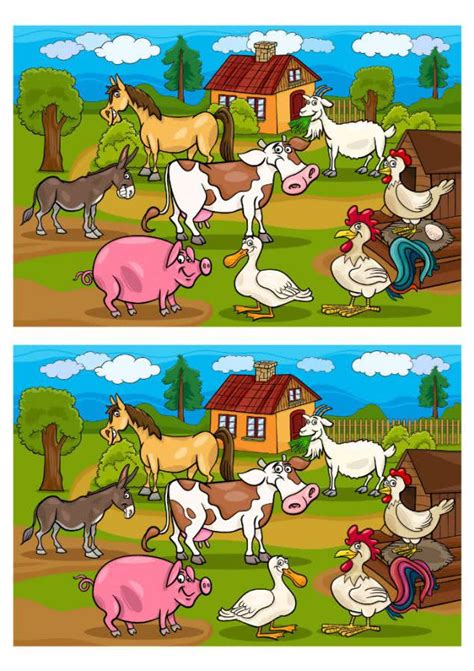 Найди 10 отличий картинки на развитие внимания Мишкины книжки