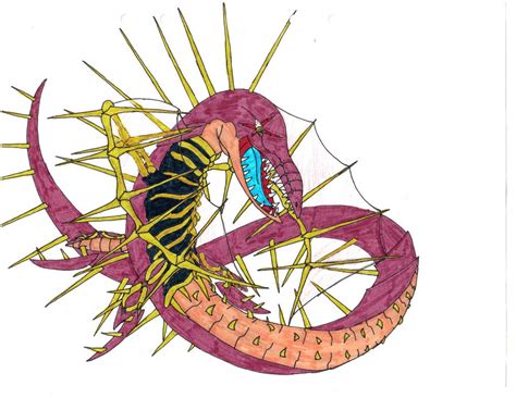 Spine Dragon By The Final Kuraiblue On Deviantart