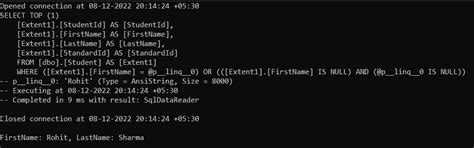 Linq To Entities Queries In Entity Framework Dot Net Tutorials