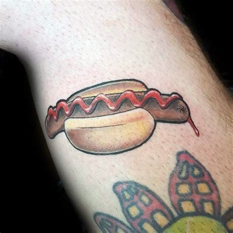 Top 24 Best Food Tattoos Awesome Hot Dog Tattoos Petpress