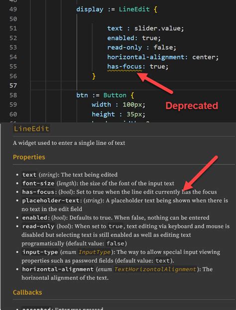 Lineedit Api Deprecated · Issue 2037 · Slint Uislint · Github