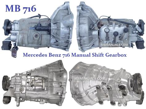 Mercedes Benz 716 Standard Transmission Manuals