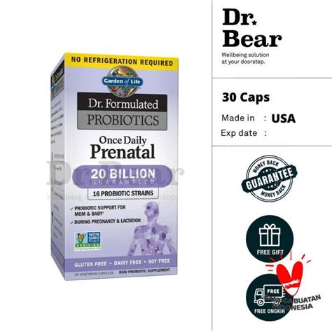 Jual Garden Of Life Dr Formulated Probiotics Once Daily Prenatal 30