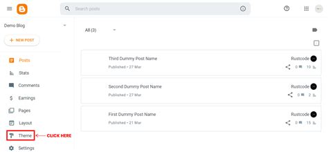 How To Edit Blogger Template XML And CSS RUSTCODE