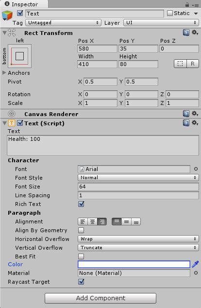 Unity Network Tutorial Part Health And Damage Doofah Software