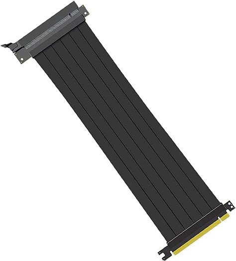 Ultra Flexible Pcie 4 0 Riser Cable Double The Bandwidth Of Pcie 3 0 Emi Shielded With Gold