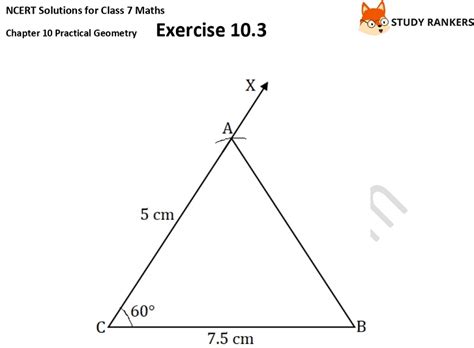 NCERT Solutions For Class Maths Ch Practical Geometry Exercise