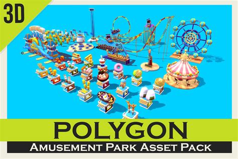 Amusement Park Asset Pack 3d Environments Unity Asset Store
