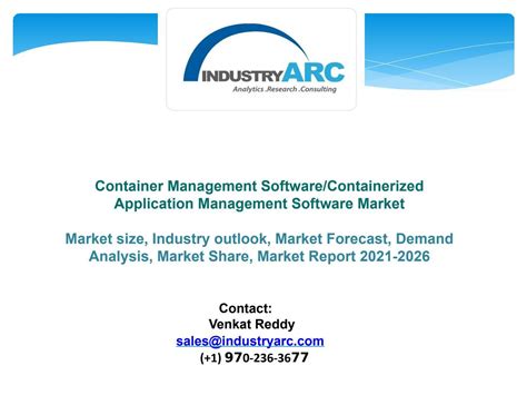 Container Management Softwarecontainerized Application Management Software Market Forecast Container Management Softwarecontainerized Application Management Software Market Forecast