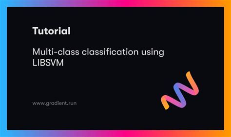 Aniekan Inyang On Linkedin Multi Class Classification Using Libsvm