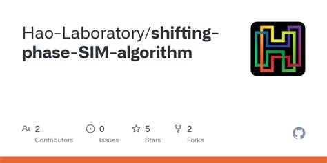 GitHub Hao Laboratory Shifting Phase SIM Algorithm