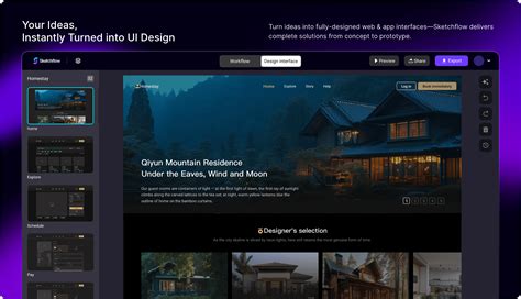 Ai Powered Product Design Tool For Rapid Uiux App And Web Design｜sketchflow