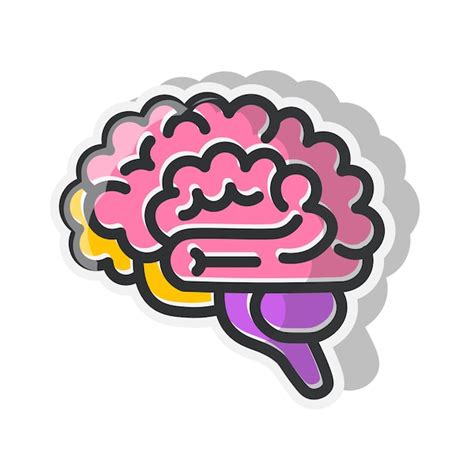 Premium Vector Brain Vector