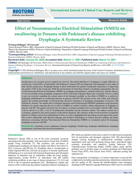 Pdf Effect Of Neuromuscular Electrical Stimulation Nmes On