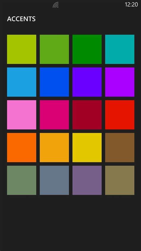 New Accents In Windows Phone Offer More Choice For Personalisation Windows Central