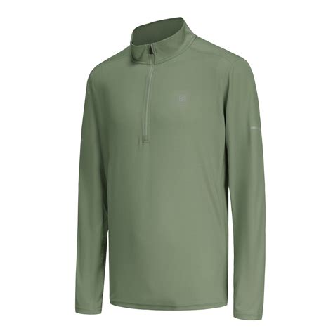 Karrimor Long Sleeve Zip Top Mens Long Sleeve Performance T Shirts