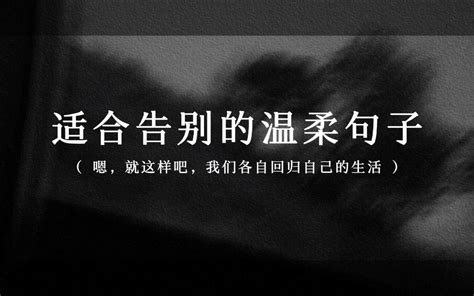 花又开了祝你幸福 适合告别的温柔句子 哔哩哔哩