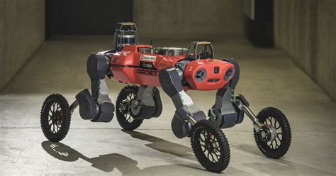 Humanoid Quadruped Transformer Throws Boxes Like A Baggage Handler R Gadgets