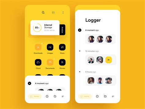 File Explorer App Ui By Cuberto On Dribbble