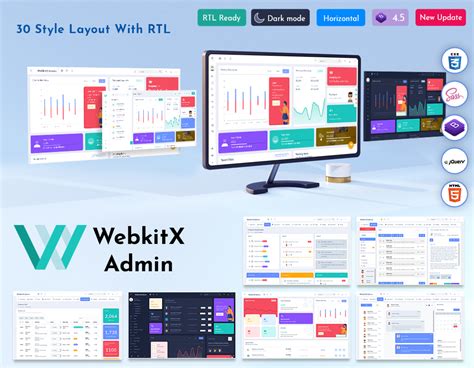 Our Best Webkitx Bootstrap Ui Kit With Rtl Light Dashboard Design
