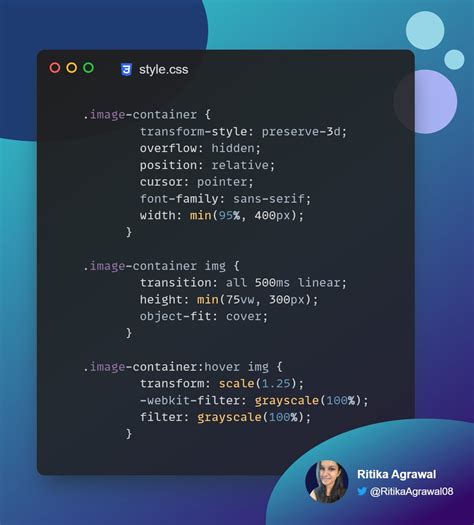 🔸lets Make An Image Hover Effect In 4 Simple Steps Using Css🔸 A Thread🧵⬇️ Thread From Ritika